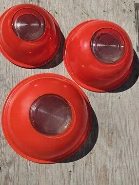 Pyrex | Kitchen | Pyrex Cherry Red Mixing Bowls | Poshmark